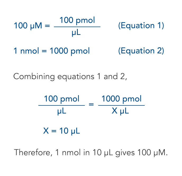 Calculation Tips For Resuspending And Diluting Nucleic Acids calculation-tips-for-resuspending-and-diluting-nucleic-acids